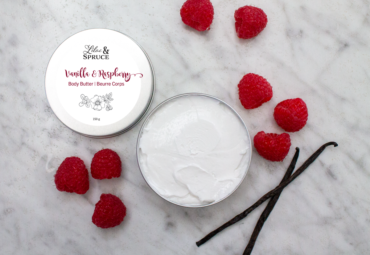 Vanilla & Raspberry Body Butter – Lilac & Spruce